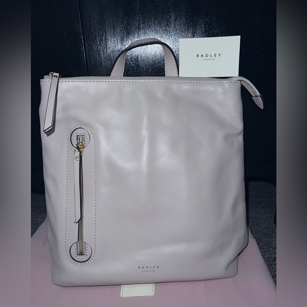 Radley London Ziptop Leather Backpack. - Gem